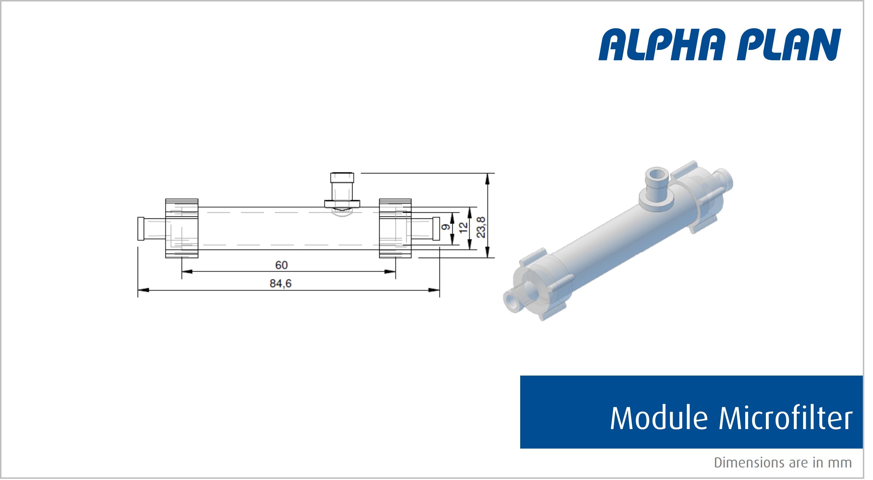 Microfilter – Membrane Modules - Alpha Plan